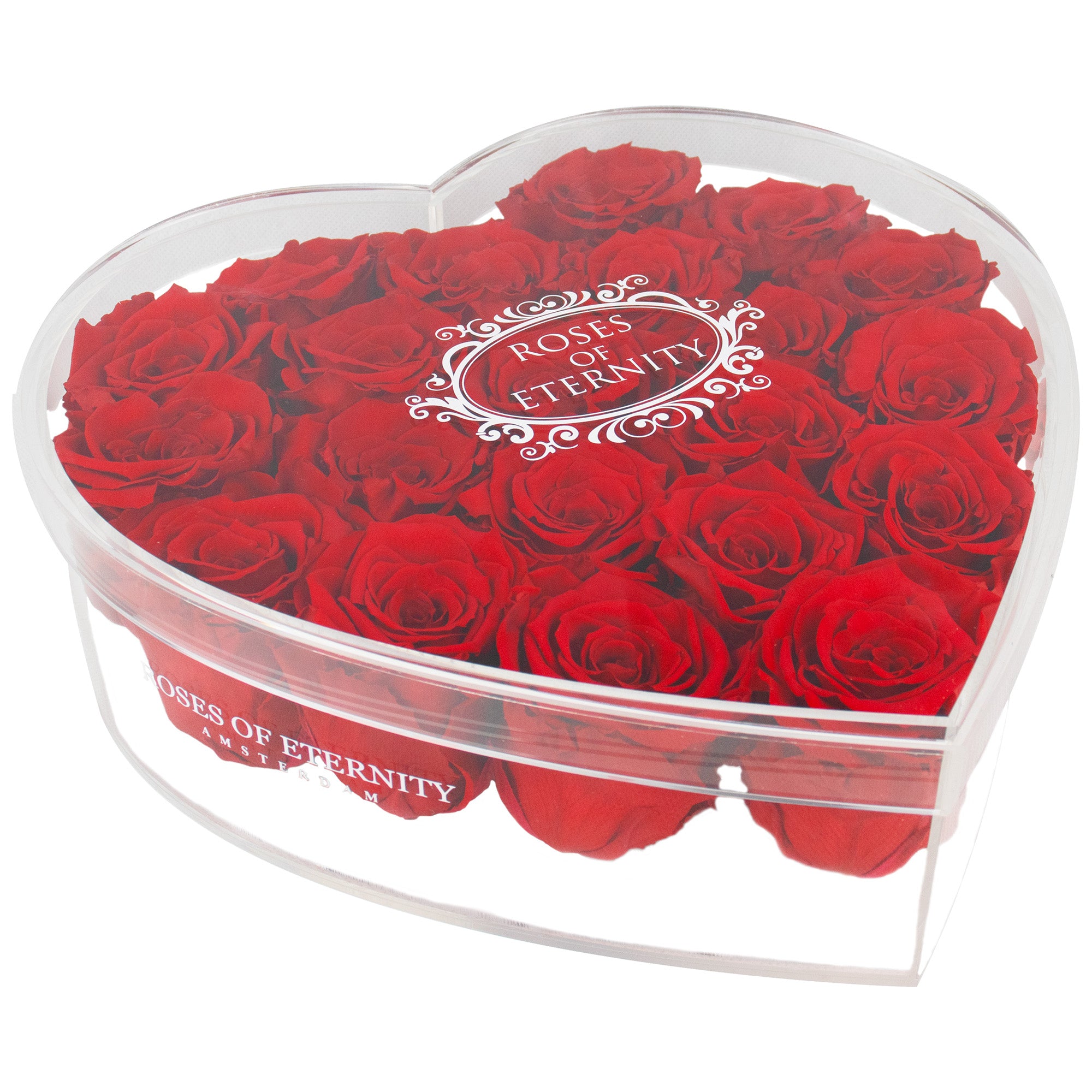 XL Valentijn Hart - 20 longlife rode rozen – Roses of Eternity
